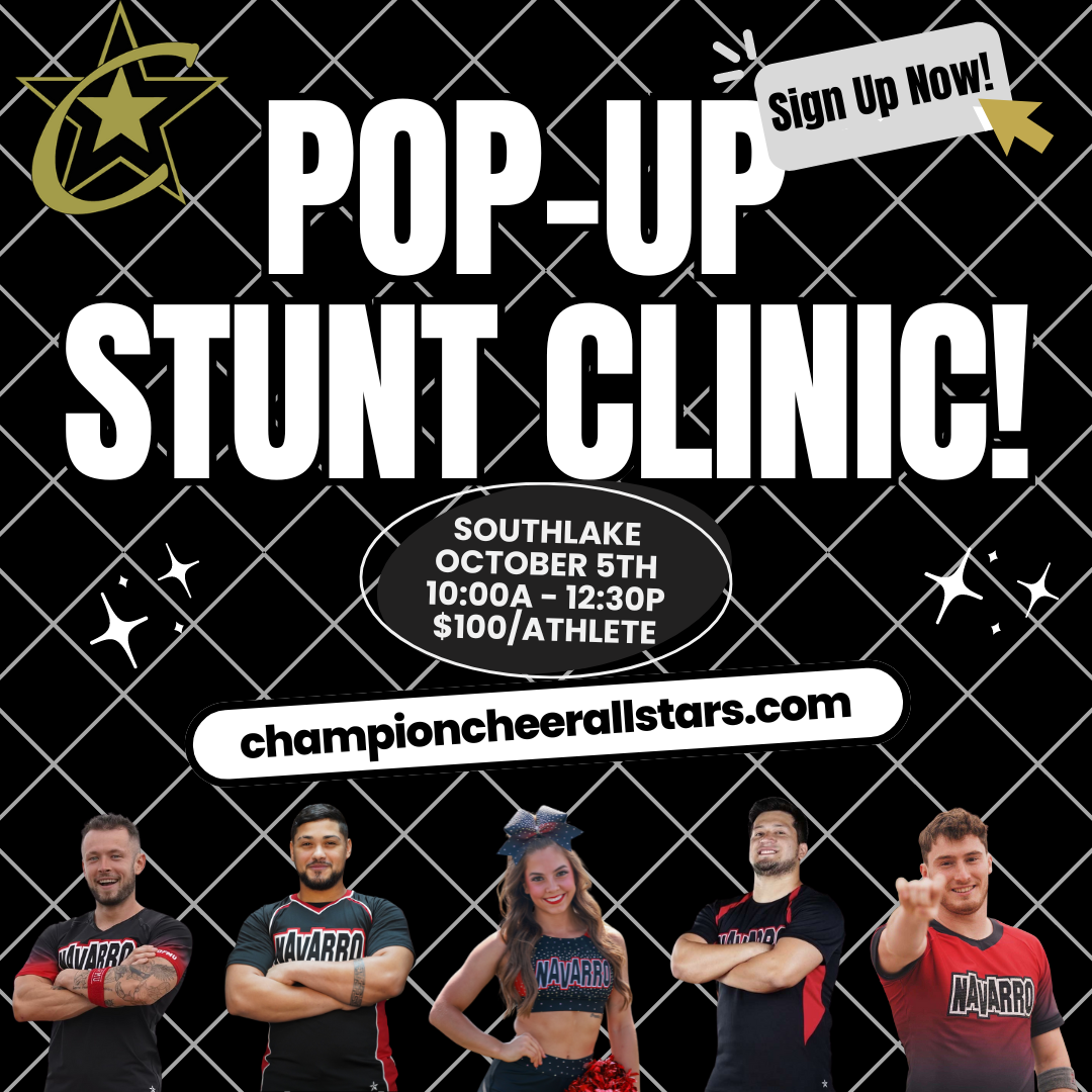 Pop-Up Stunt Clinic - Welcome to Champion Cheer